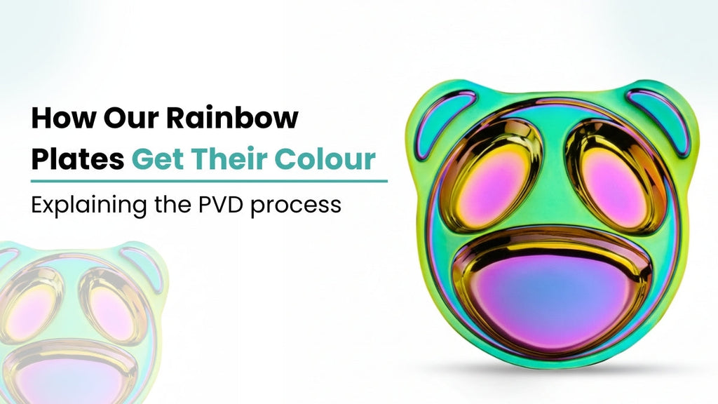 How Our Rainbow Plates Get The Colour – Wellthya Wellness